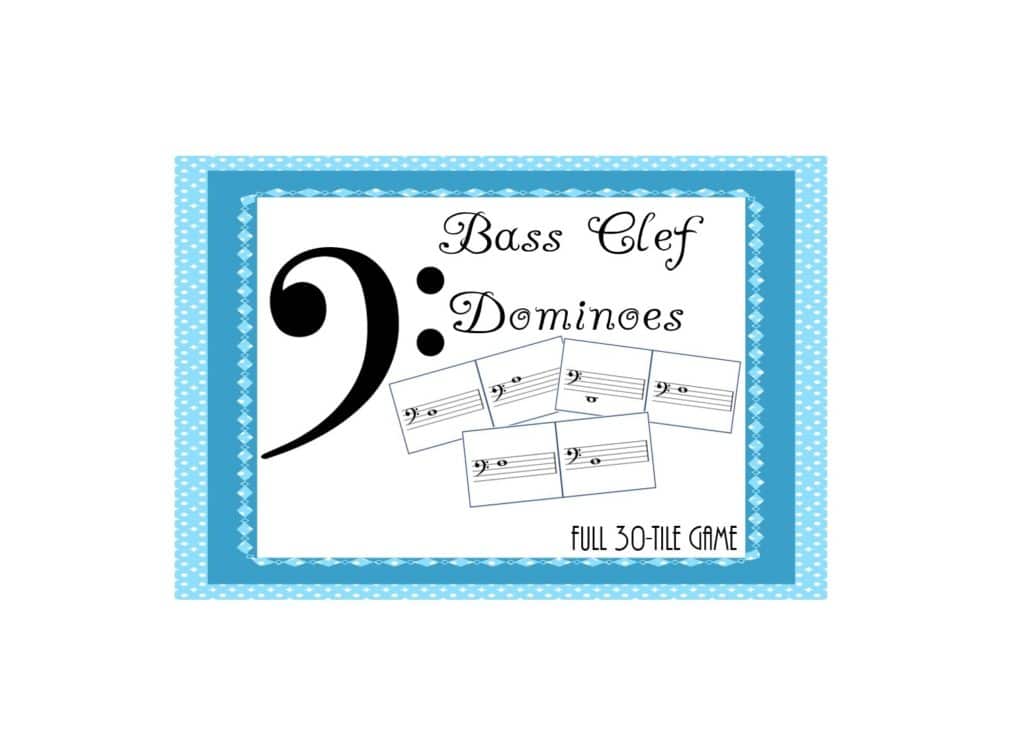 Bass Clef Dominoes – Teaching With Ease