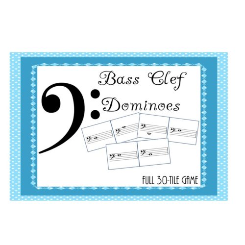 Treble and Bass Clef Dominoes – Teaching With Ease