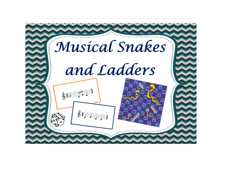 Musical Snakes and Ladders – Teaching With Ease